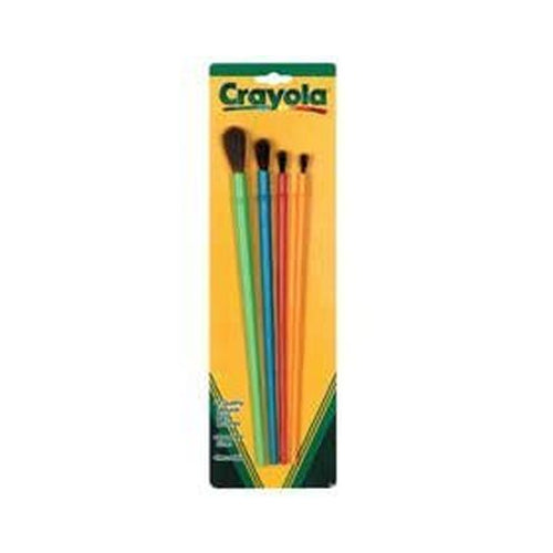 Crayola Paint Brush Set 4 Brushes – L&R eShop
