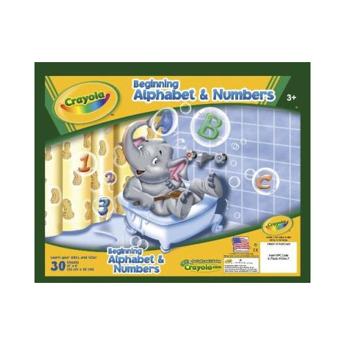 Crayola Alphabet and Numbers Pad Learn Your ABC s and 123 s 30 Pages ...