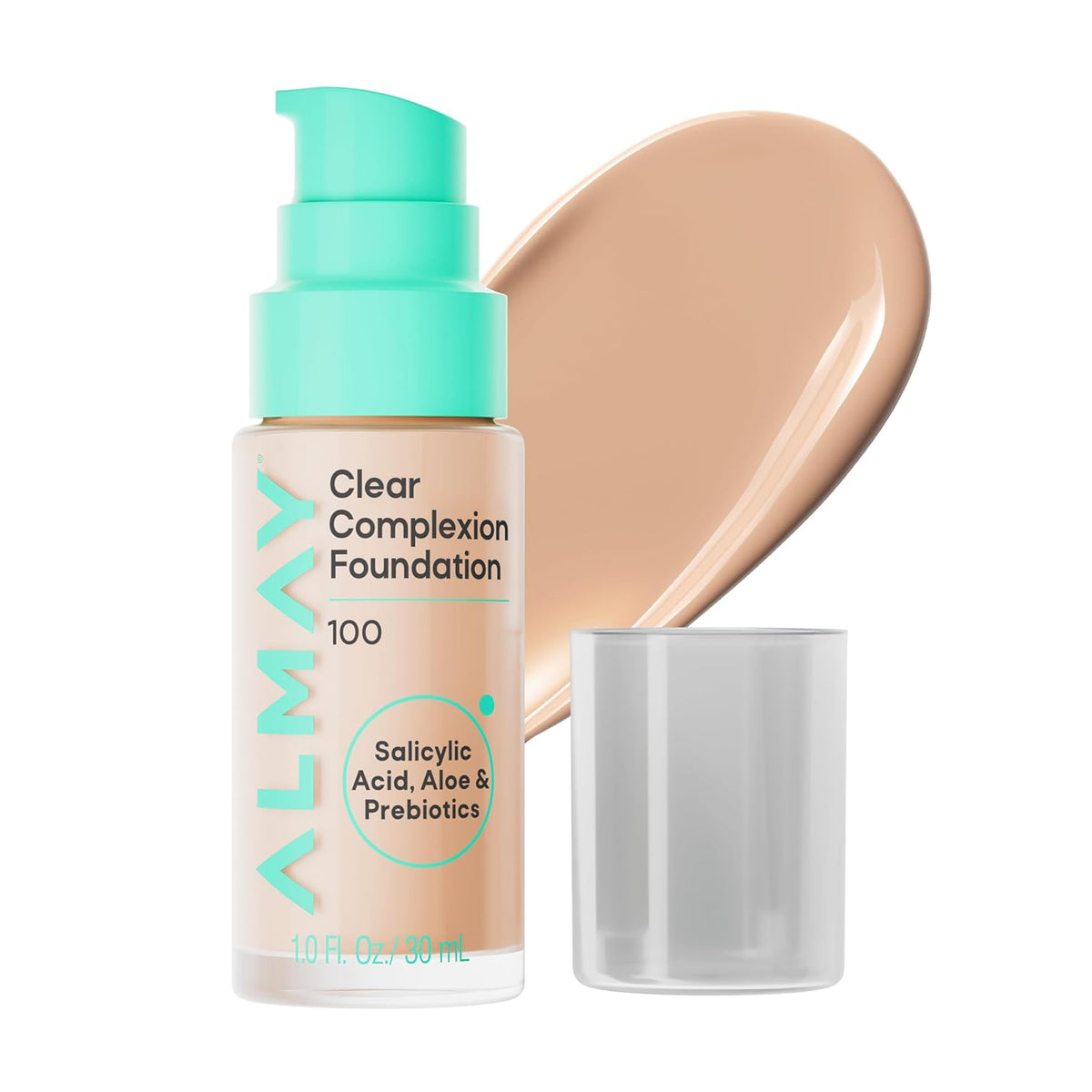 ALMAY Clear Complexion Foundation - 100, 1 oz – L&R eShop