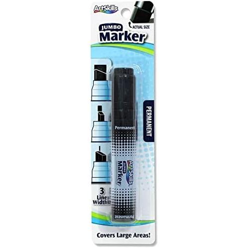 ArtSkills Chisel Edge Jumbo Permanent Marker - Black – L&R eShop