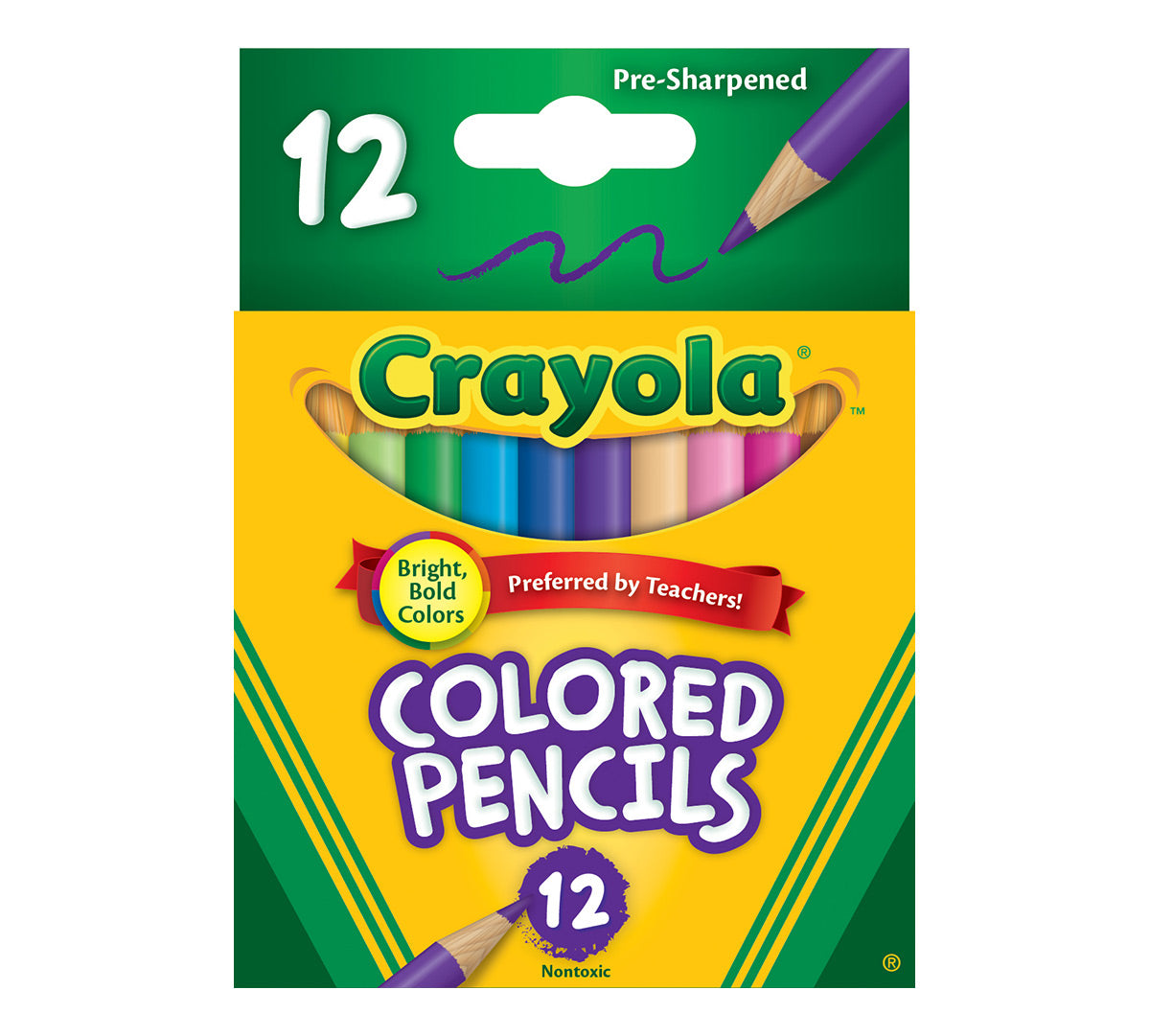Crayola Short Colored Pencils, 12 count – L&R eShop