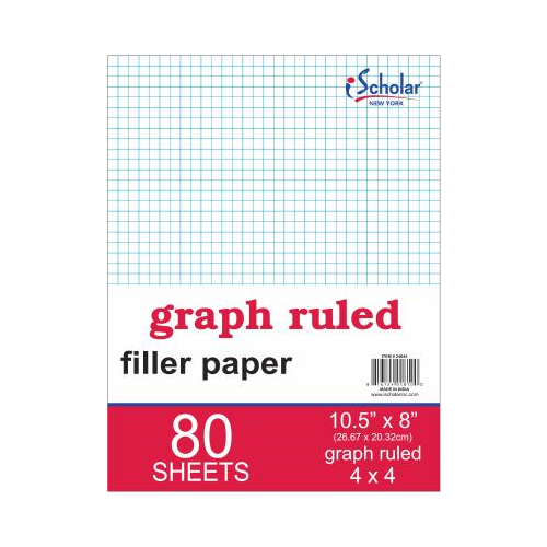 iScholar Graph Ruled Filler Paper Sheets – L&R eShop