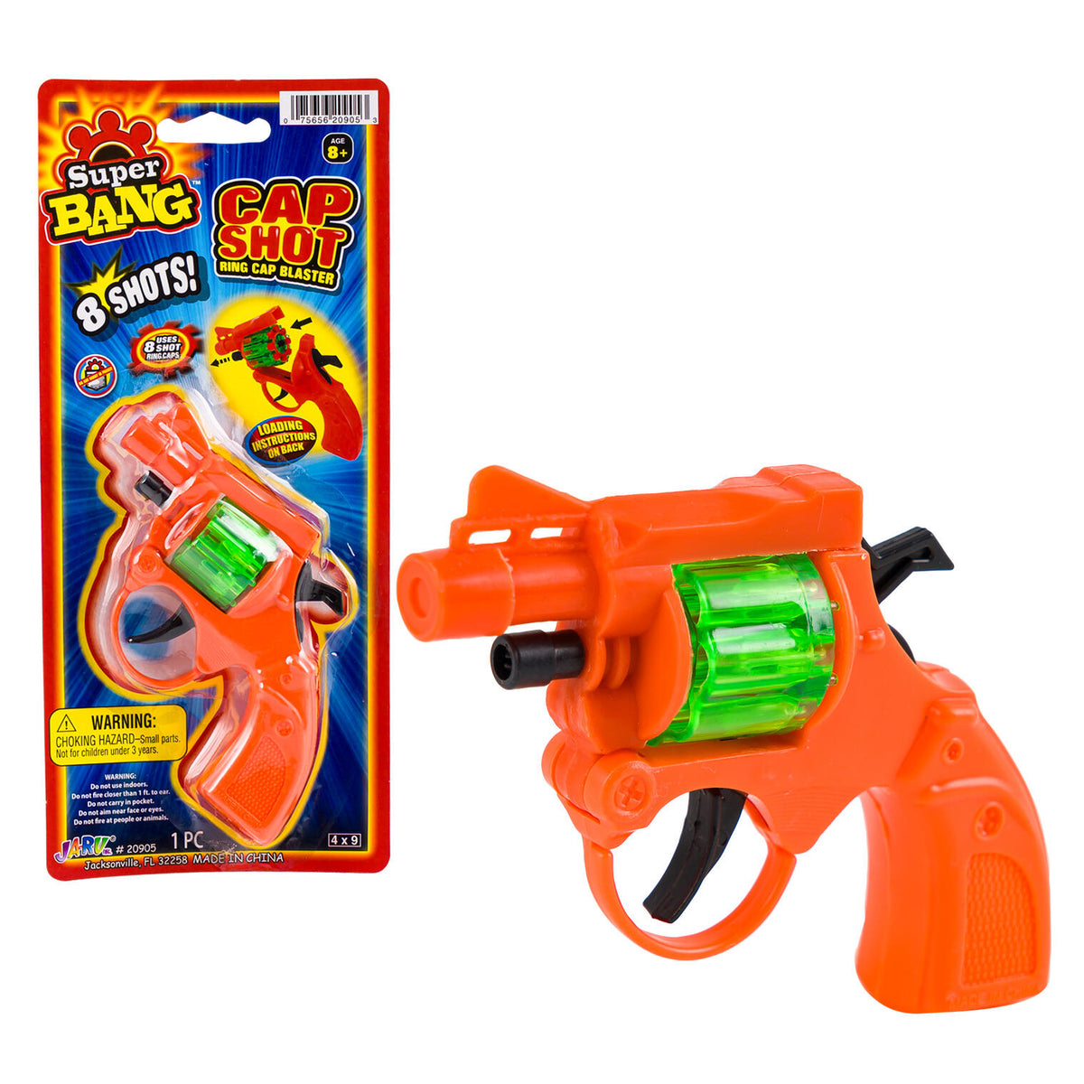 JA-RU Super Bang Cap Shot Ring Cap Blaster, 8 shots – L&R eShop