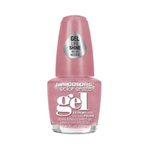 L.A. Colors Color Craze Extreme Shine Gel Nail Polish - Giggle, 0.44 f ...