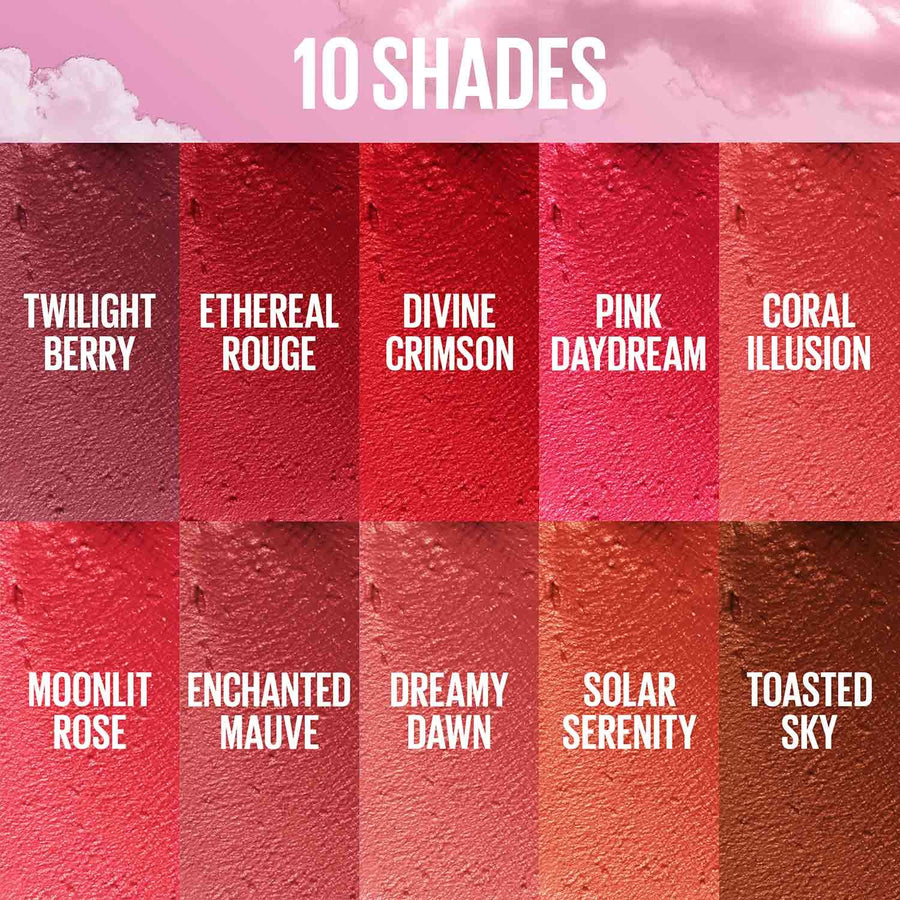 MAYBELLINE New York Cloudtopia Cheek & Lip Mousse Blush, Twilight Berr ...