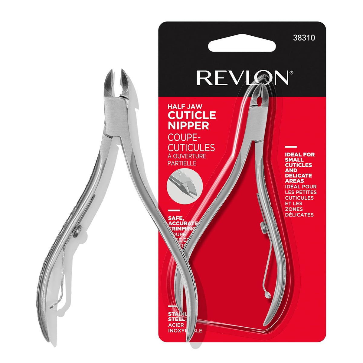 REVLON Half Jaw Cuticle Nipper – L&R eShop
