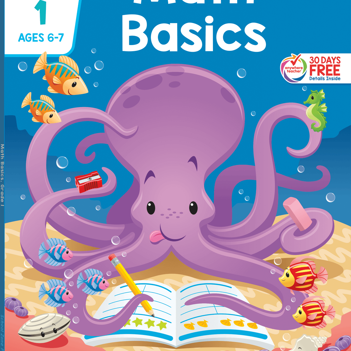 School Zone Math Basics Grade 1 Workbook – L&R eShop