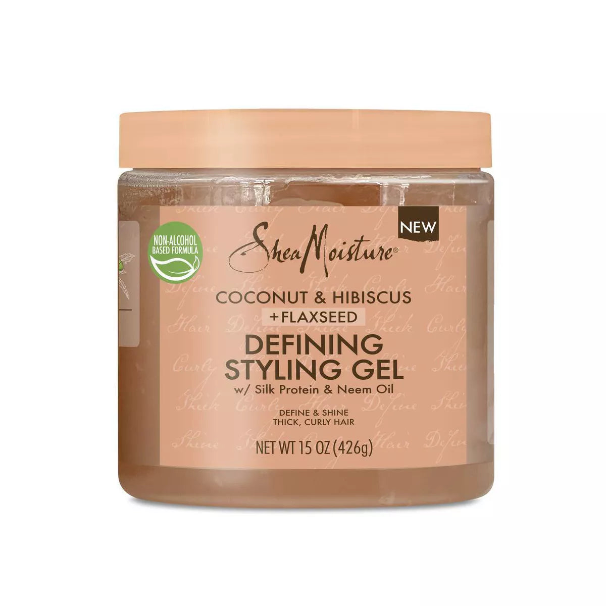 SheaMoisture Defining Styling Hair Gel + Flaxseed - Coconut and Hibisc ...