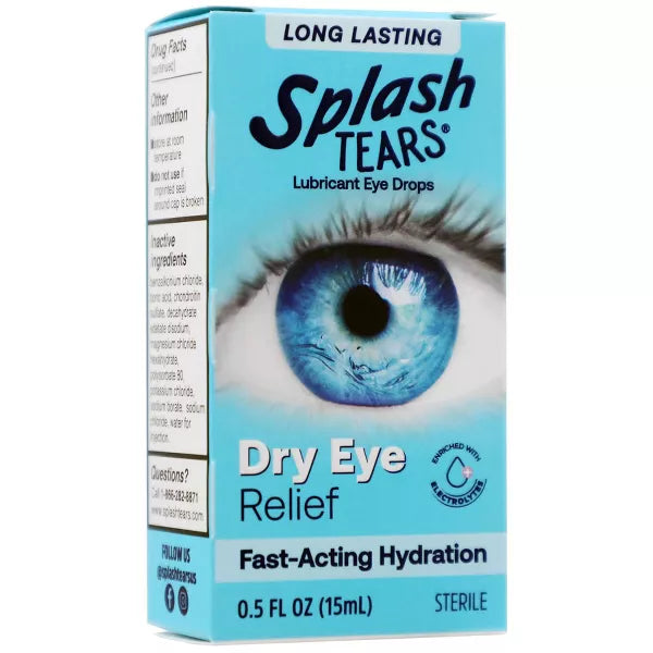 Splash Tears Lubricant Eye Drops - 0.5 fl oz – L&R eShop