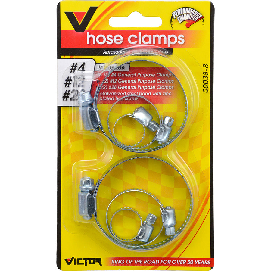 Victor Hose Clamps V38, Assorted Sizes – L&R eShop