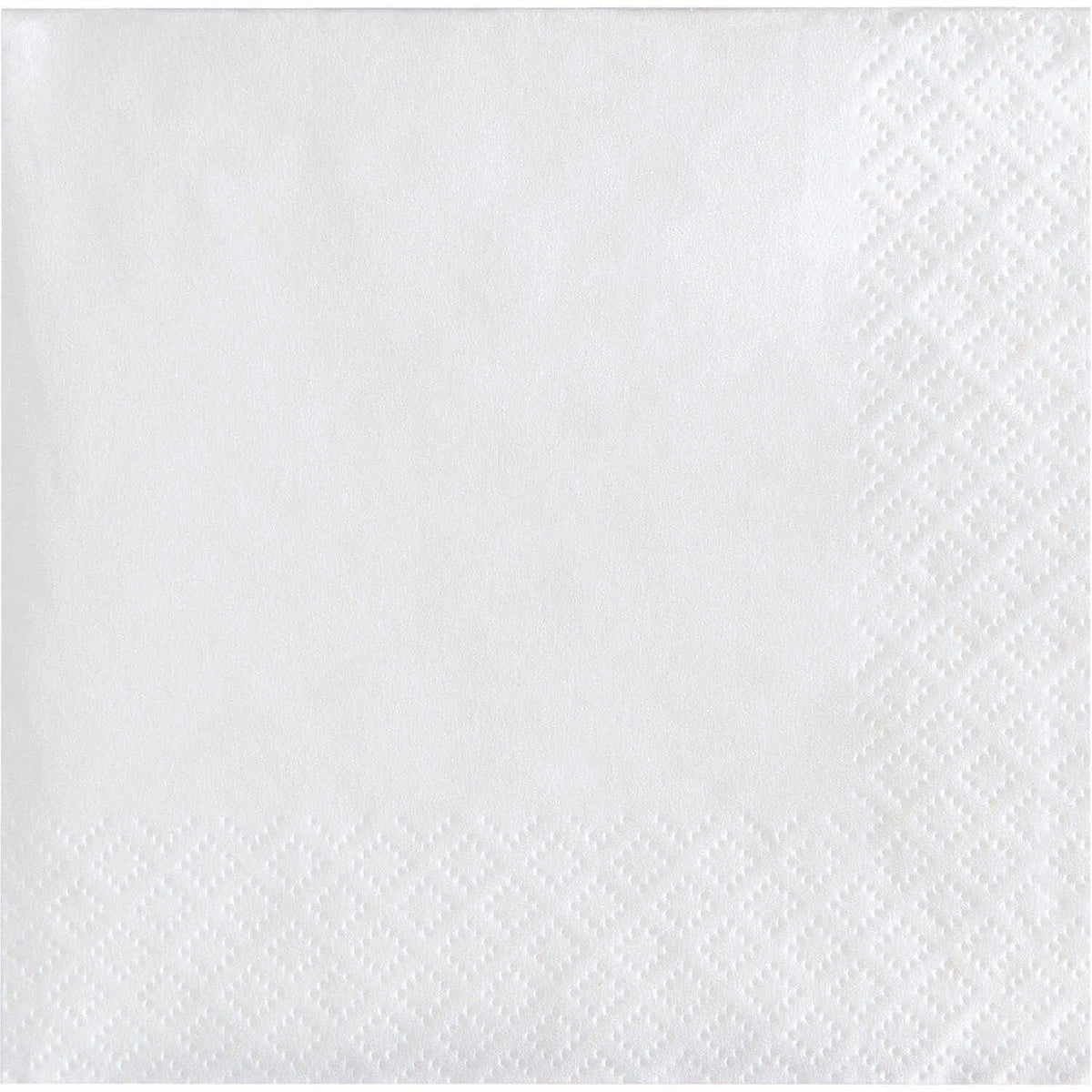 SENSATIONS Beverage Napkins - White, 40 count – L&R eShop